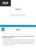 RAVLT: Teste de Aprendizagem Verbal | PDF | Memória | Aprendizado