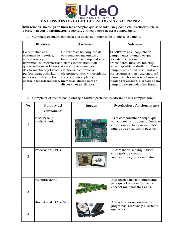 Ovel José Orlando Mejicanos Ramos | Descargar gratis PDF | Hardware de ...