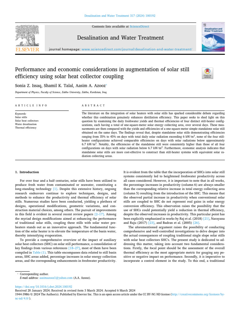 Simple | PDF | Water | Desalination