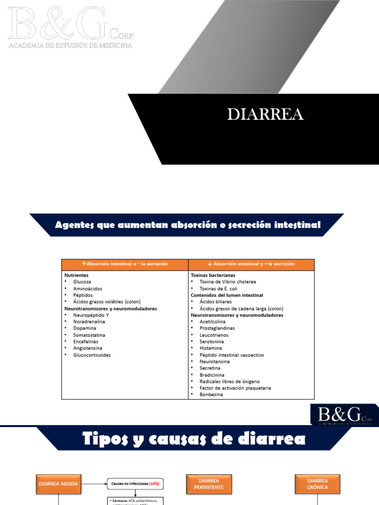 Diarrea Aguda y Crónica | PDF | Diarrea | Heces