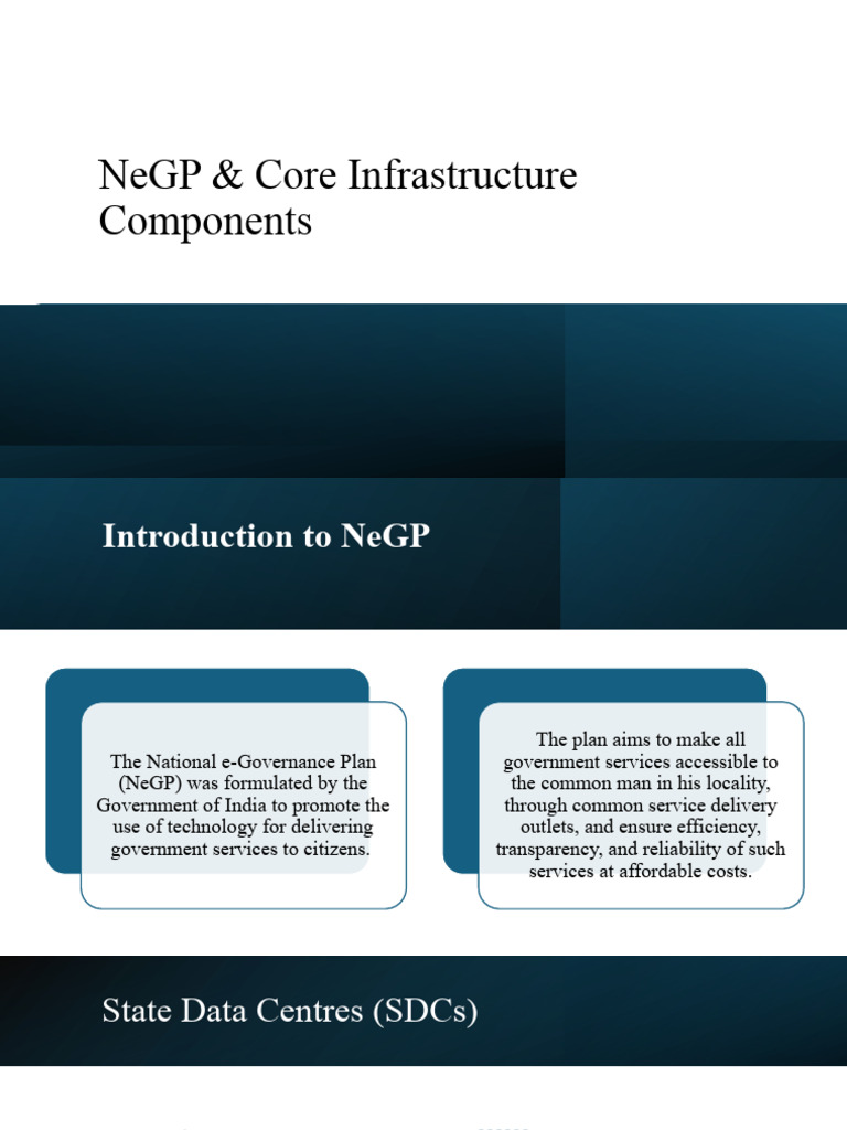 D1 S3 NeGP & Core Infrastructure Components | PDF | Interactive Voice ... D1 S3 NeGP & Core Infrastructure Components | PDF | Interactive Voice ...