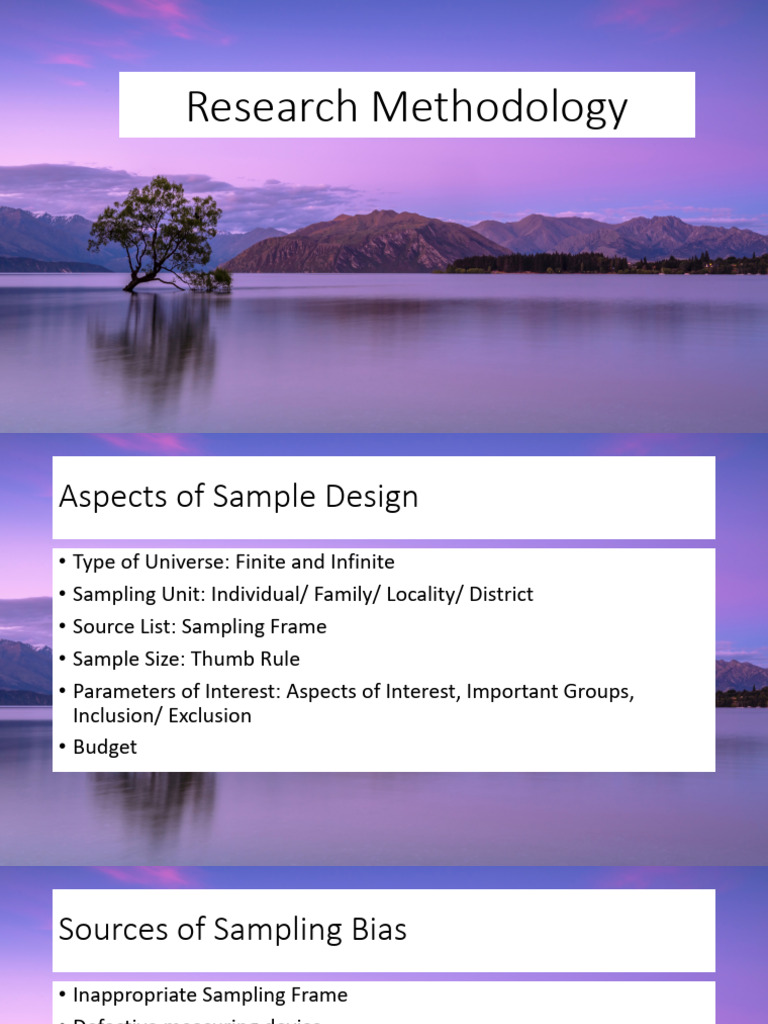 FINAL - Research Methodology - M2 | PDF | Sampling (Statistics) | Questionnaire