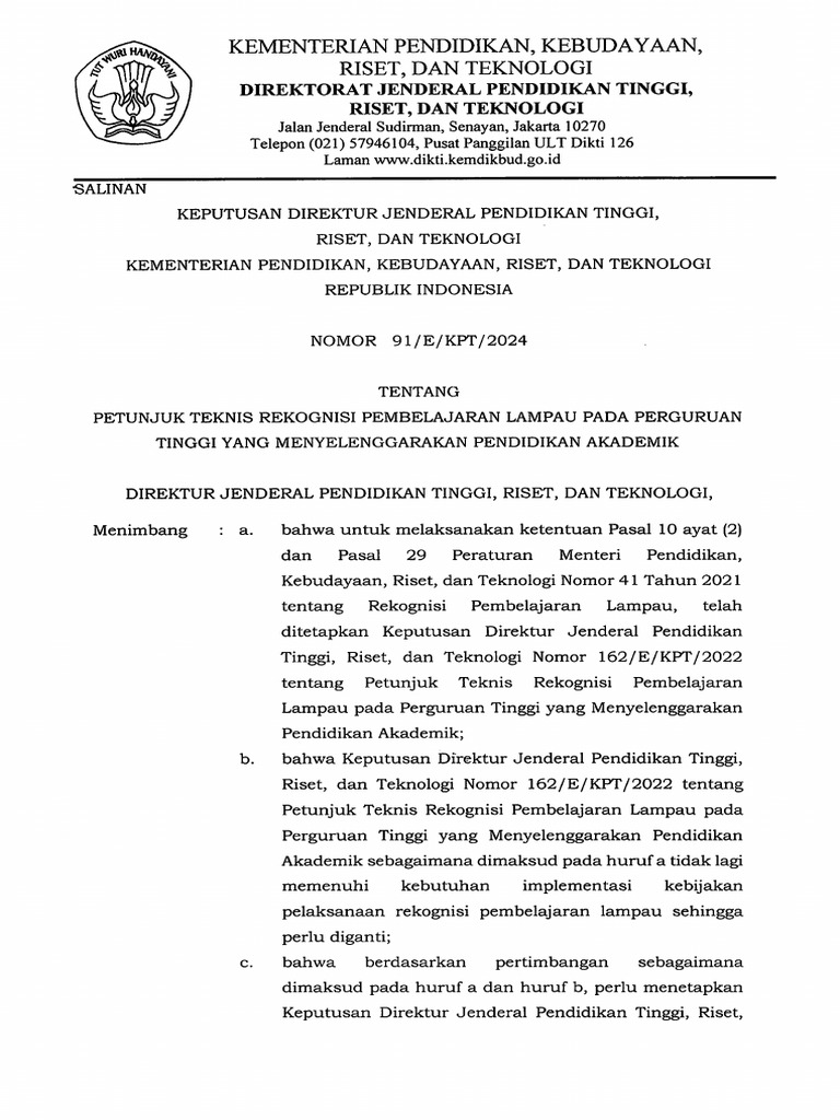 Juknis RPL 2024 | PDF