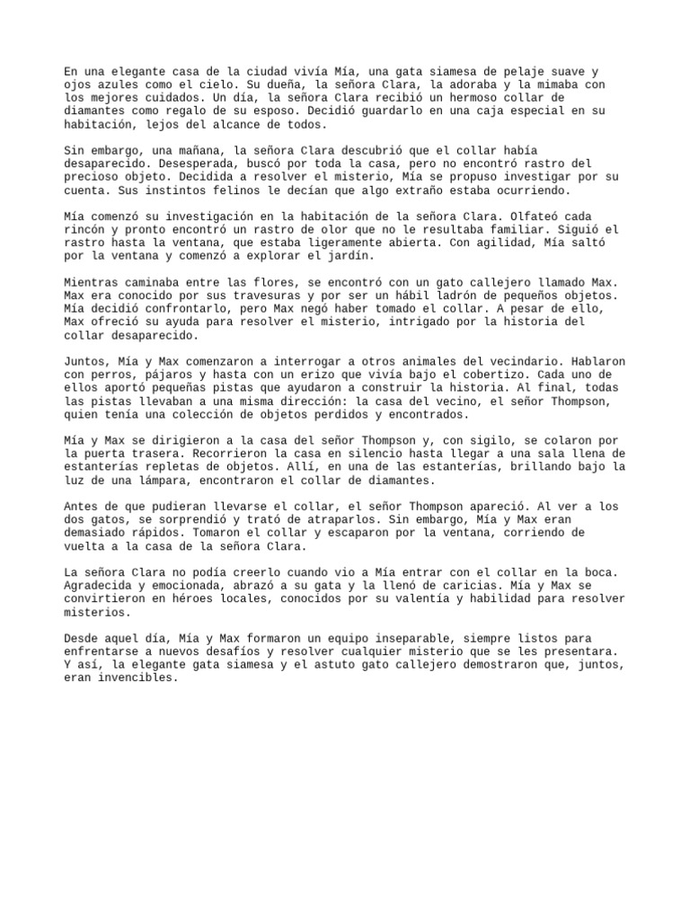 El Misterio Del Collar Perdido | PDF | Novela negra, policíaca y suspenso