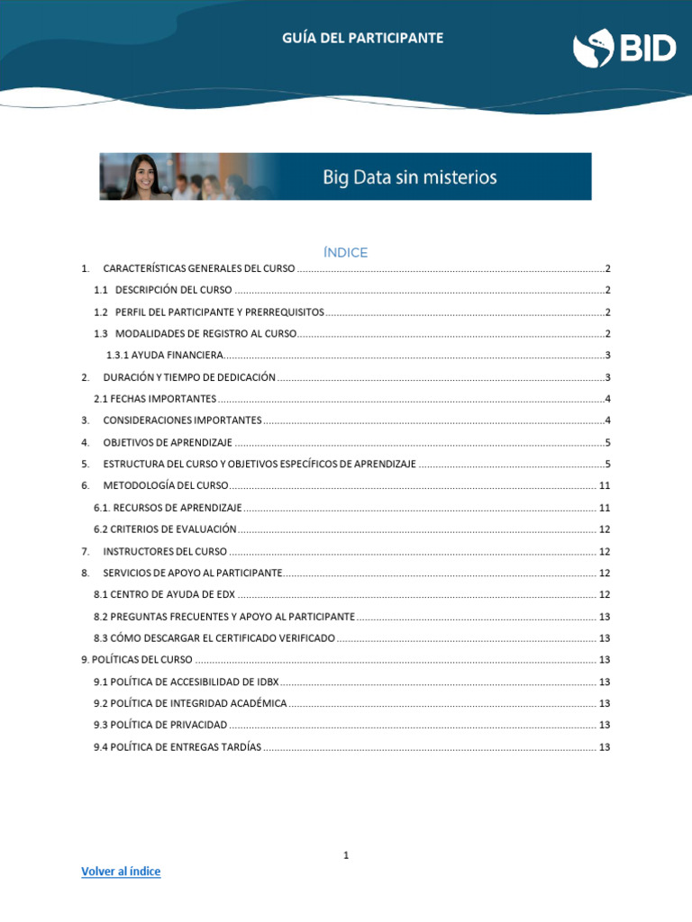 Asset-V1 IDBx+IDB35x+1T2023+type@asset+block@Gui A Del Participante Big Data | PDF | Big Data ...