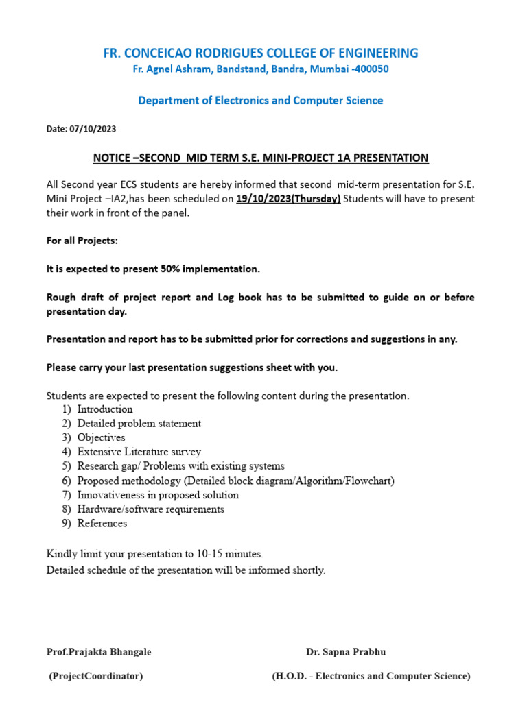 SE-Second Mini Project Presentation-SEM III-23 | PDF | Computing | Computer Science