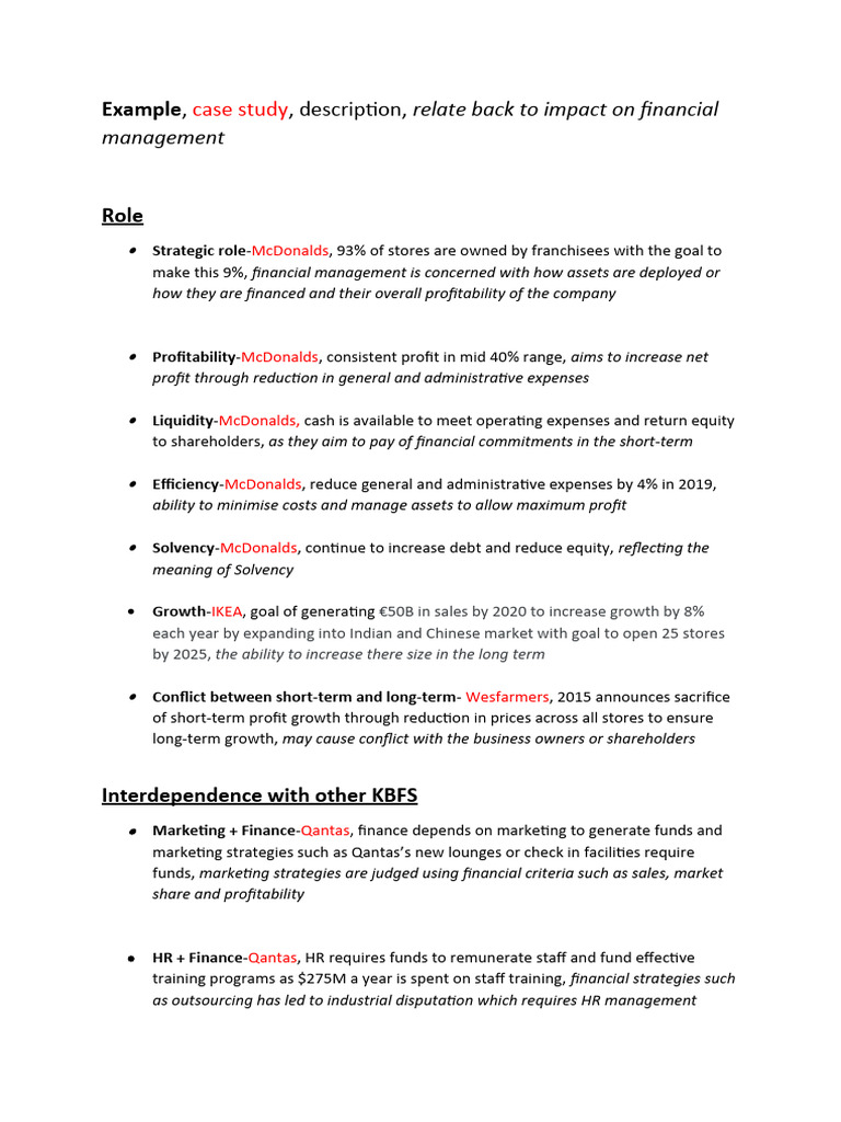 Finance Case Studies Scaffold | PDF | Equity (Finance) | Expense