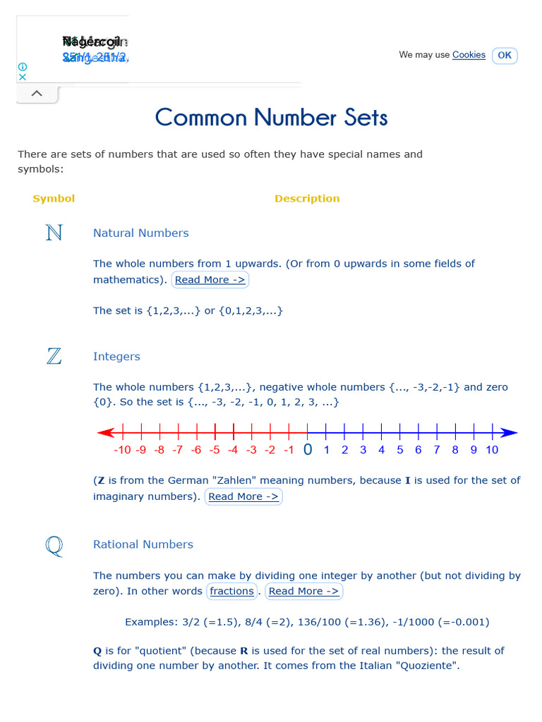 Numbers | PDF | Numbers | Real Number