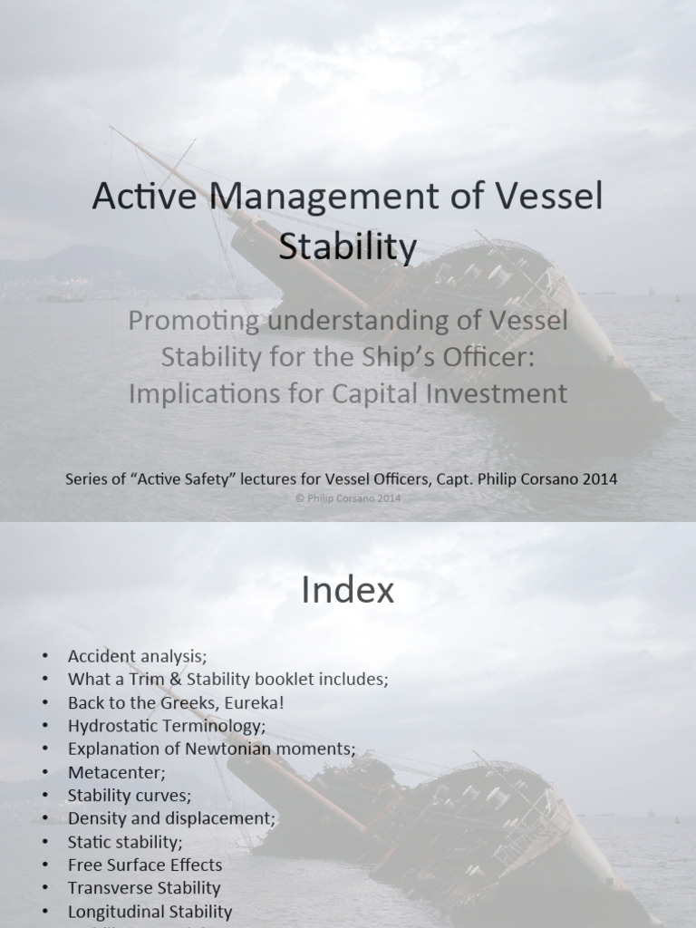 Vessel Stability for Ship Officers | PDF | Watercraft | Shipping