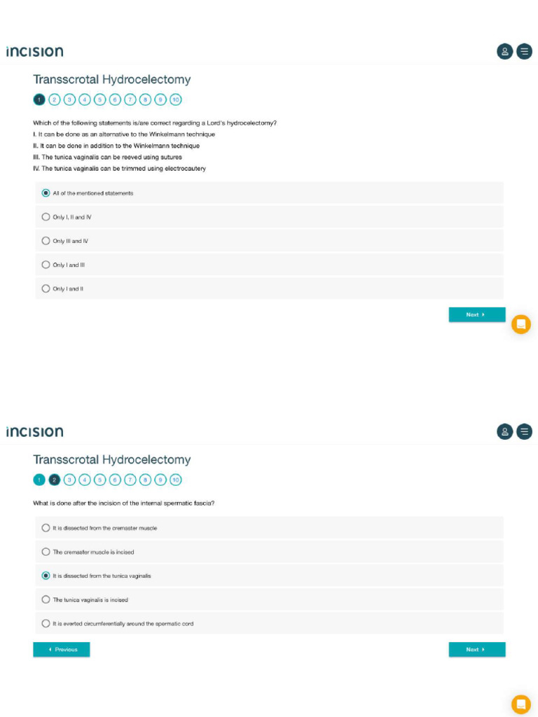 Transscrotal Hydrocelctomy | PDF