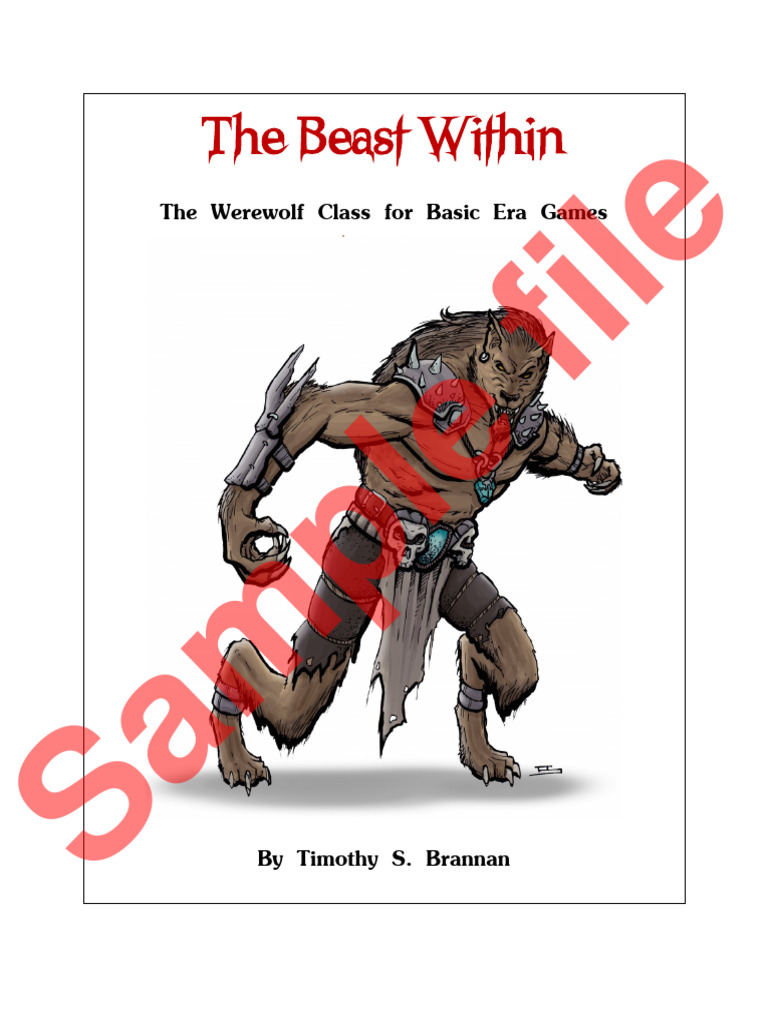 Sample | PDF | Werewolves