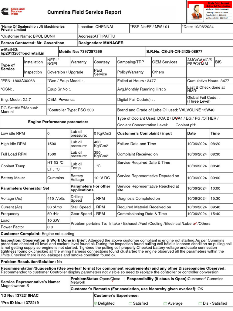 BPCL Bunk FSR | PDF | Alternating Current | Inductor
