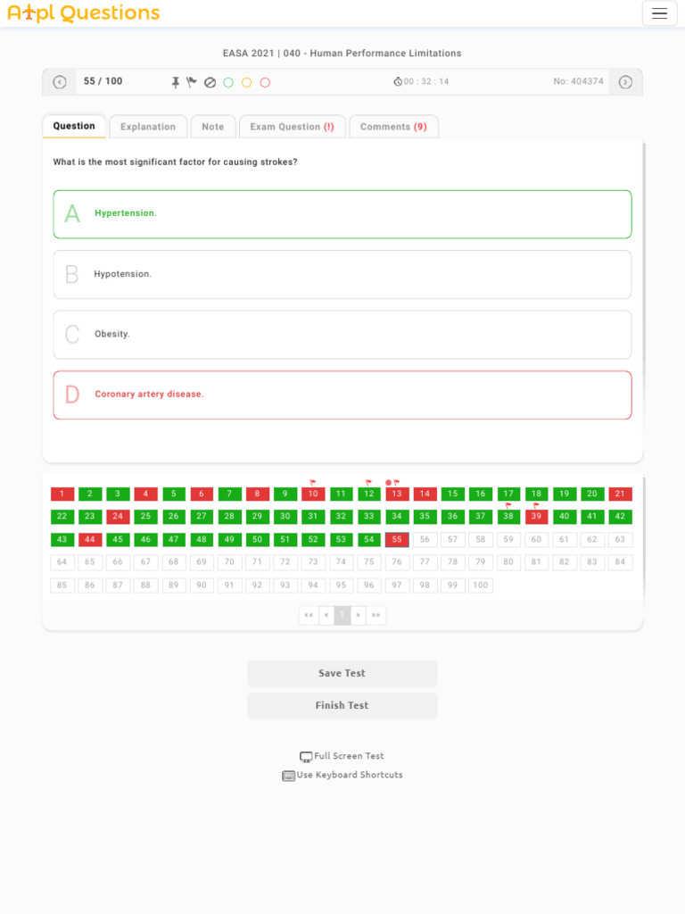 Study ATPL Exam Question Bank 4 | PDF