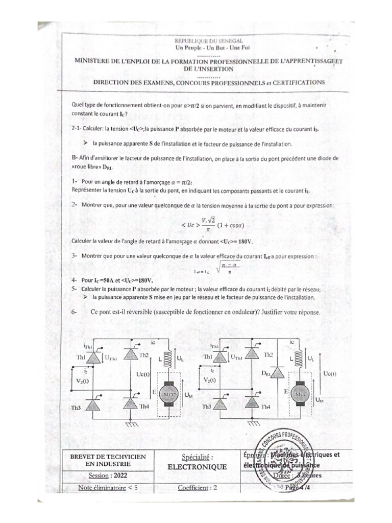 Électrotechnique | PDF