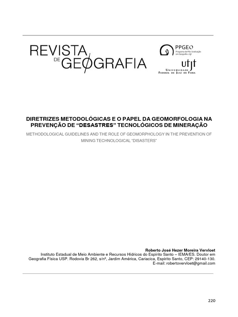 Artigo 02 | PDF | Geomorfologia | Paisagem