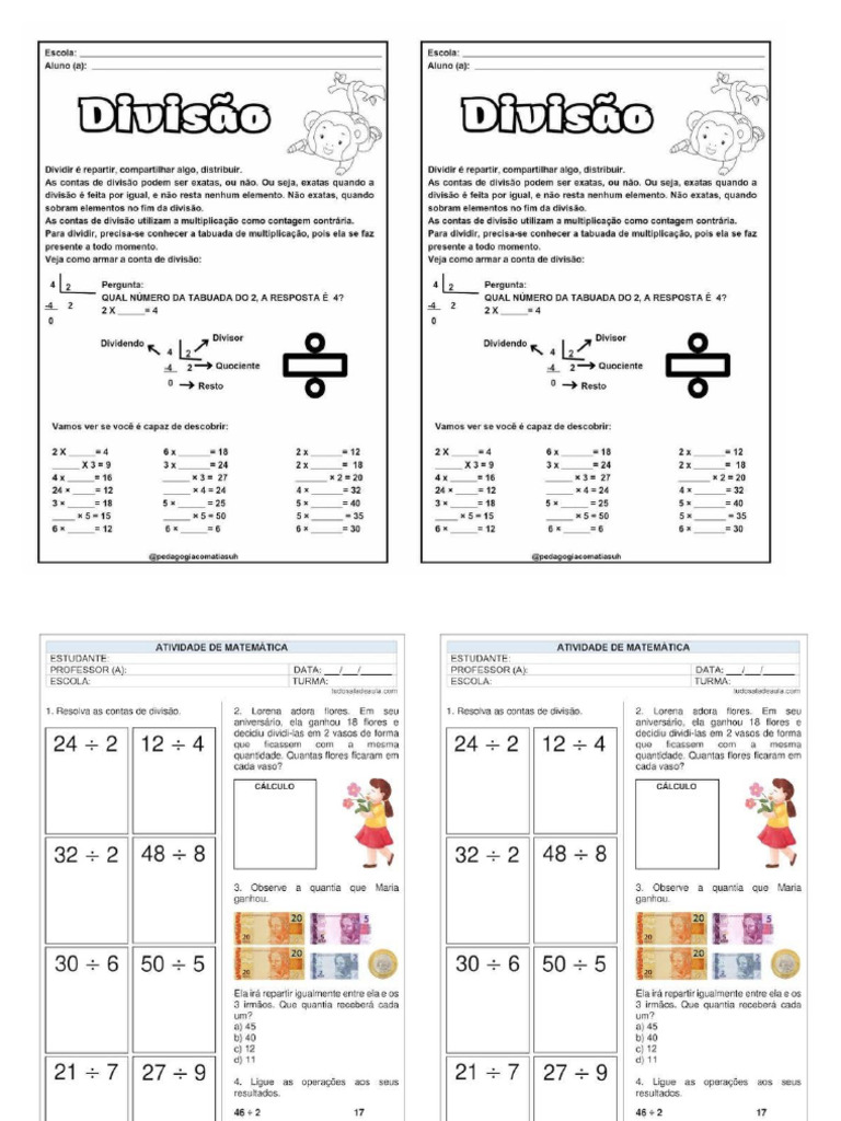 Atividades de Matematica | PDF