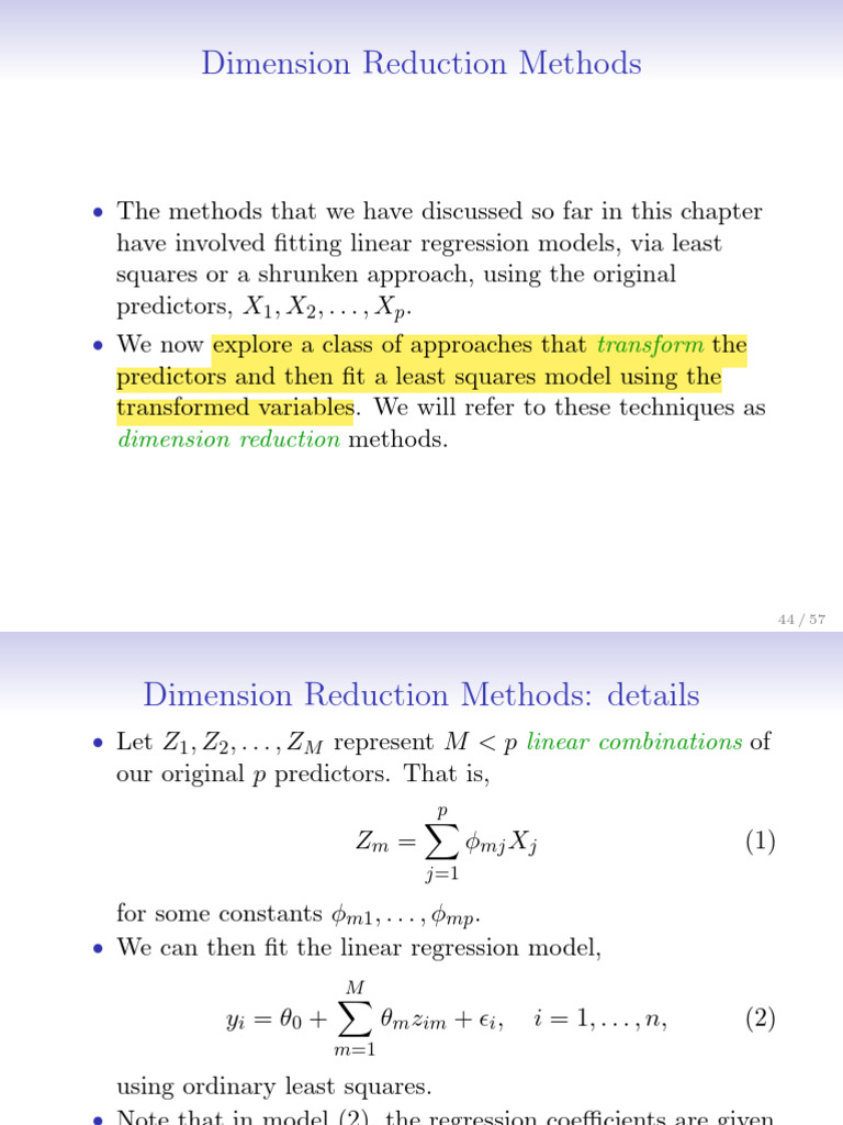 Principal Components Regression | PDF | Linear Regression | Interpolation