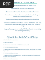 Act Matrix | PDF