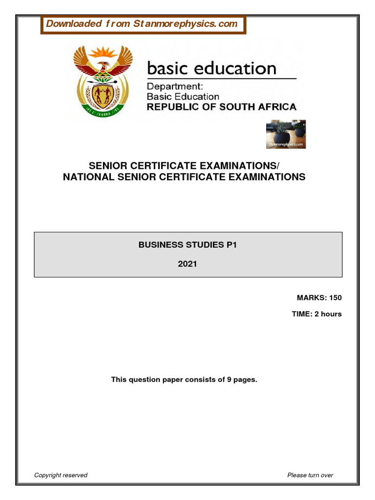 Business-Studies-Grade-12-NSC-May-June-2021-P1-and-Memo | Download Free ...