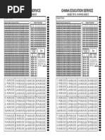 WAEC Objective Answer Sheet PDF | PDF