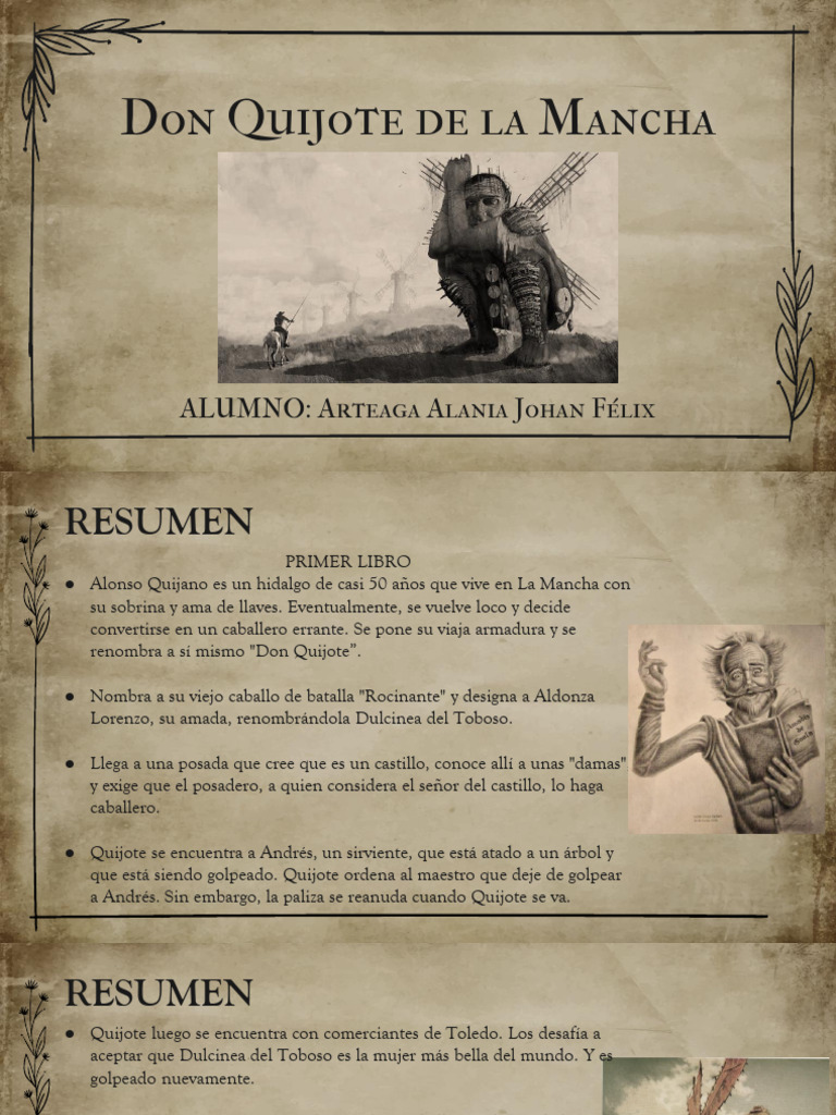 El Quijote de La Mancha | PDF | Don Quijote | Miguel De Cervantes