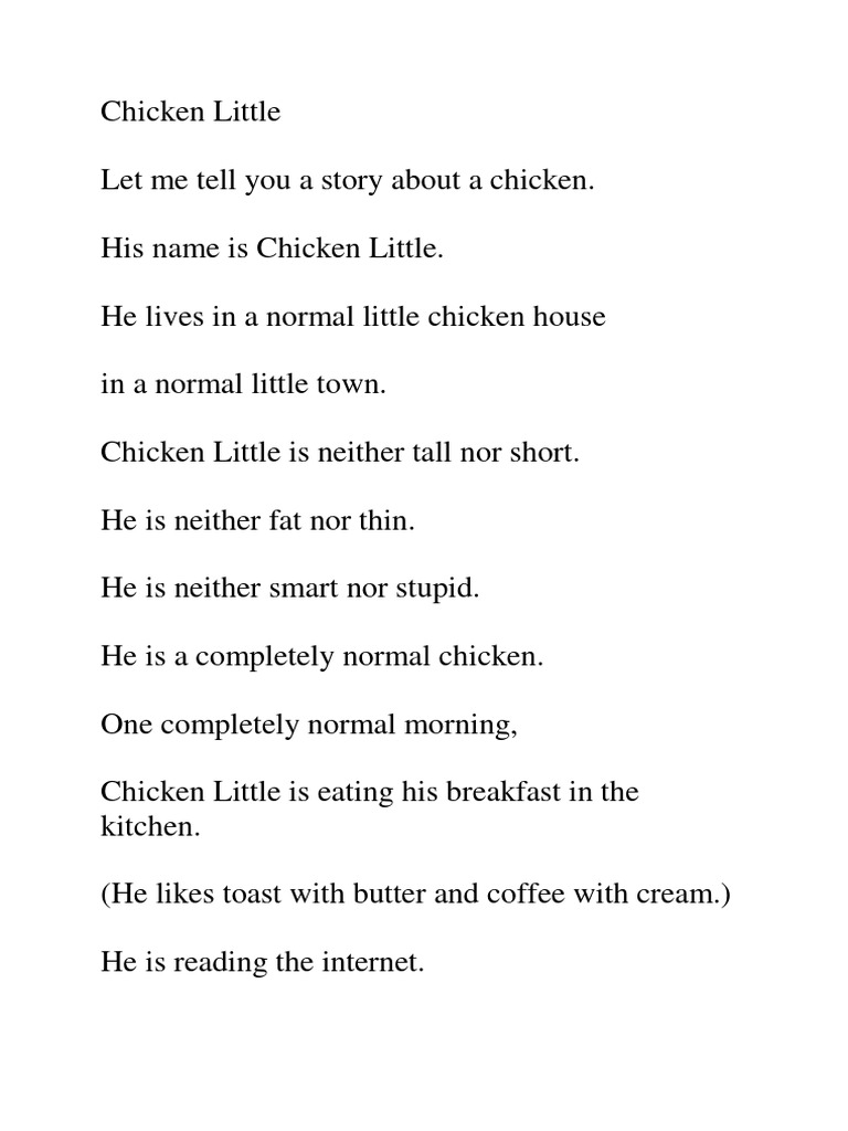 Chicken Little | PDF