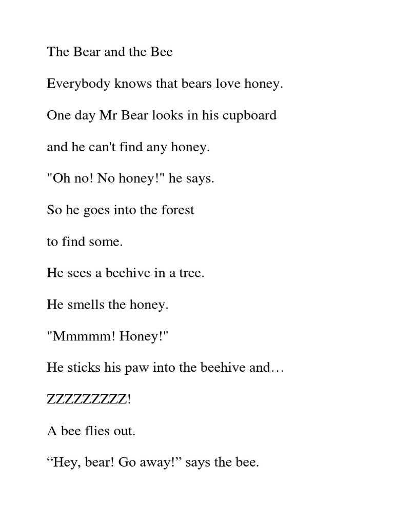 The Bear and The Bee | PDF | Art