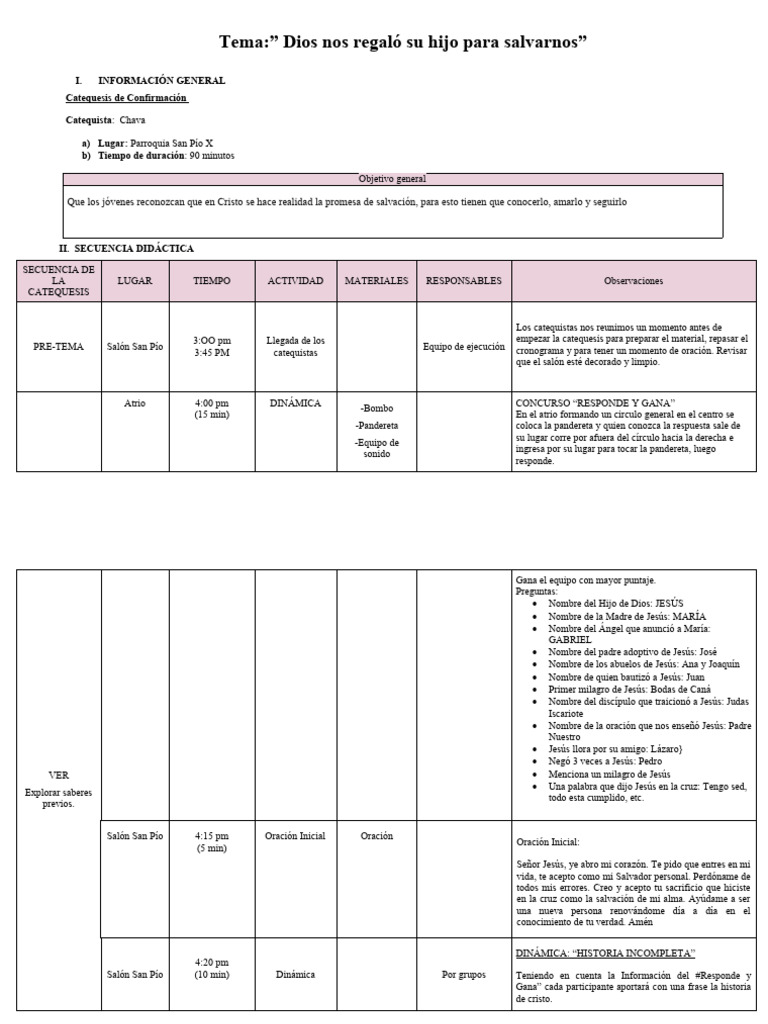 Esquema - Jesus - Confirma 2024 | PDF | Cristo (título) | Jesús