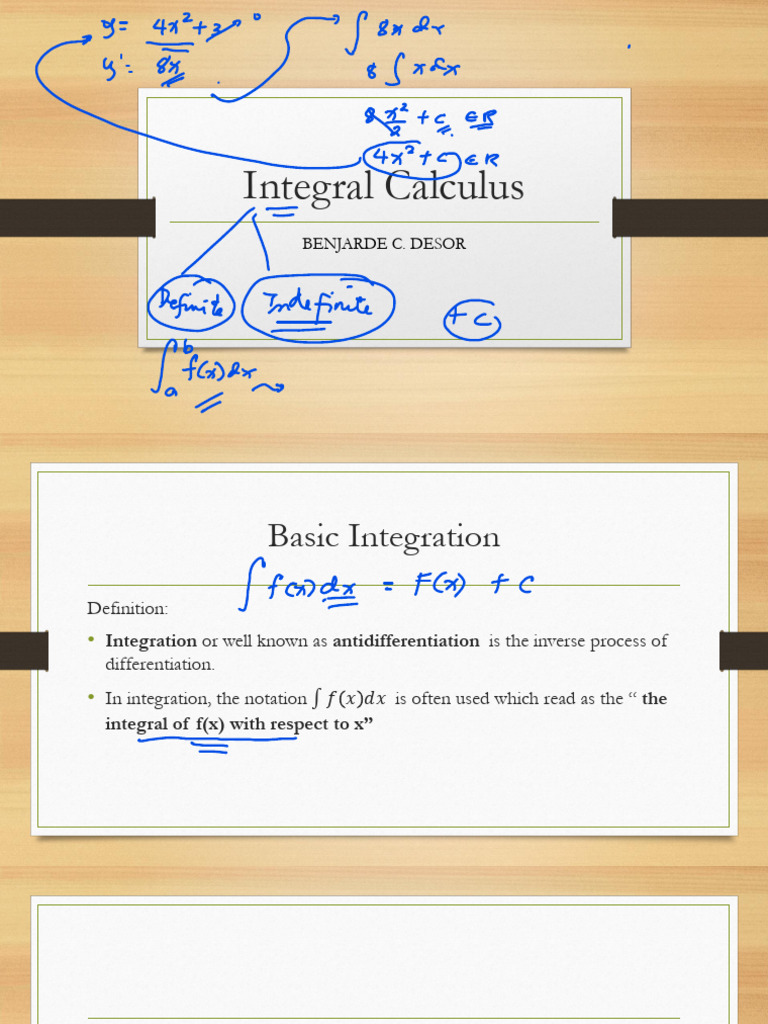 Basic Integration Manipulation | PDF