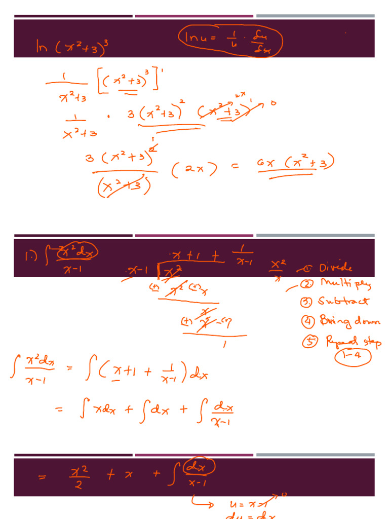 Integral Calculation | PDF