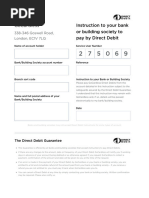 Payment of ACCA Subscription by Direct Debit: SECTION A - Your Details ...