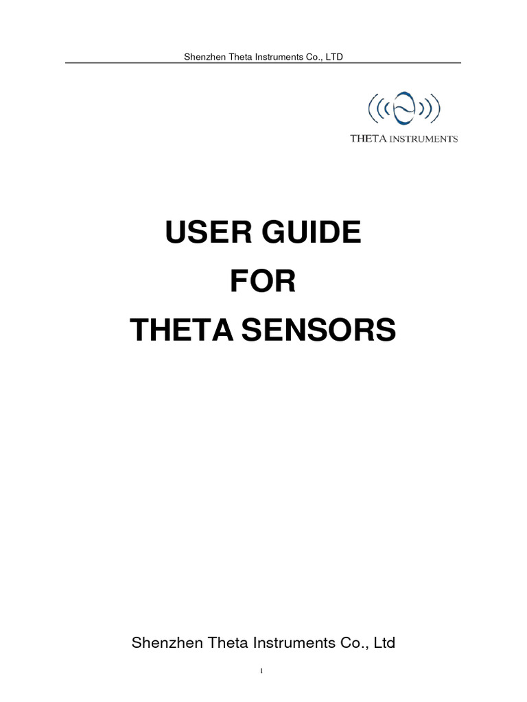 User Manual - Theta Instruments 2024 MP701 V5 | PDF