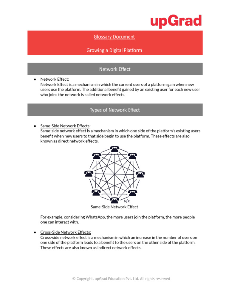 Glossary+ Growing A Digital Platform | PDF | Fee | Cost