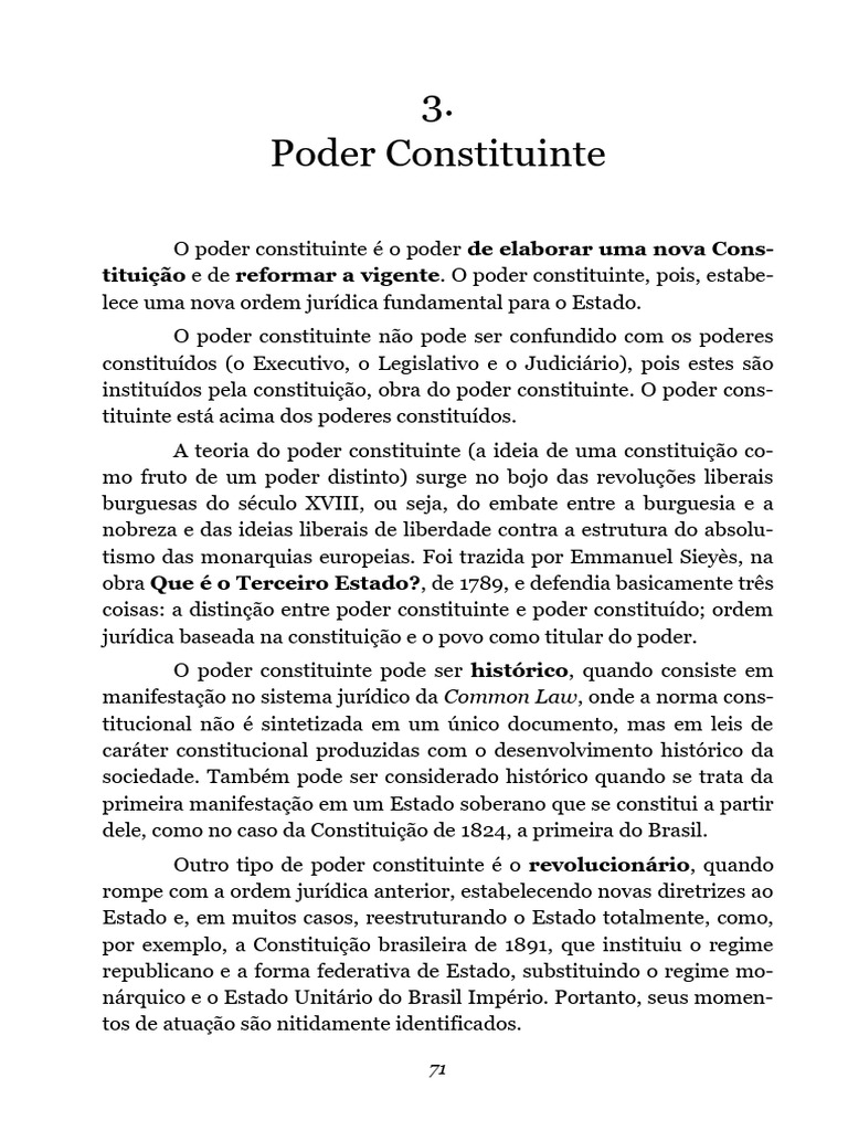 Poder Constituinte | PDF
