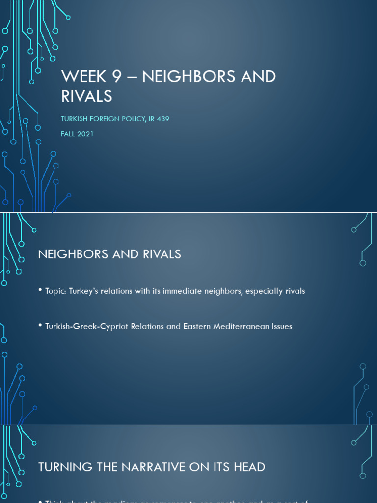 Presentation Week 9 Neighbors and Rivals | PDF | International Relations