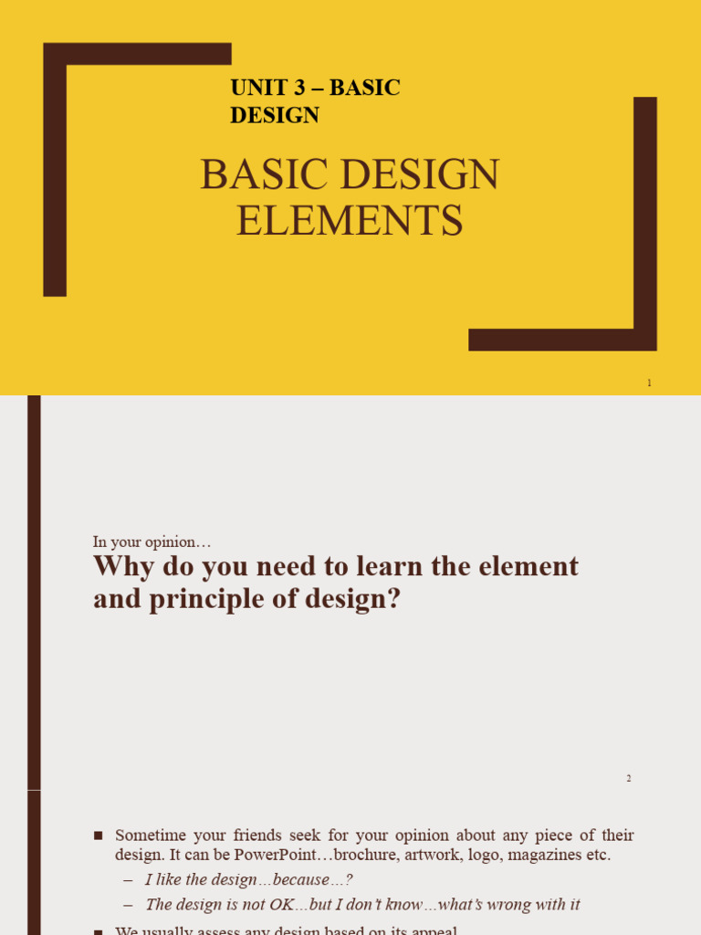 Elements of Design | PDF | Color | Shape