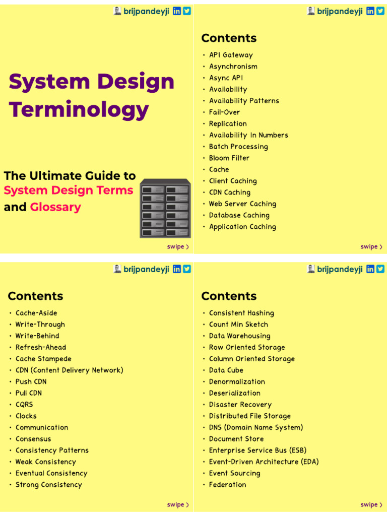 System Design Handbooks | PDF | Cache (Computing) | Databases