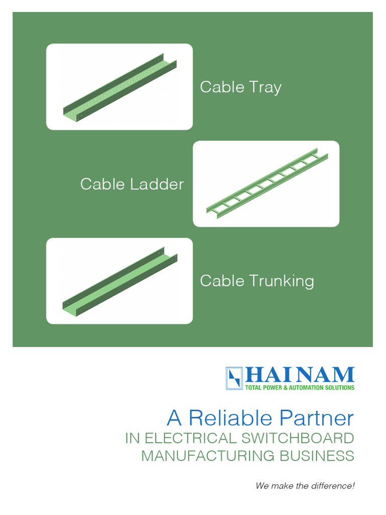 Types of Cable Containment Solutions | PDF | Length | Sheet Metal
