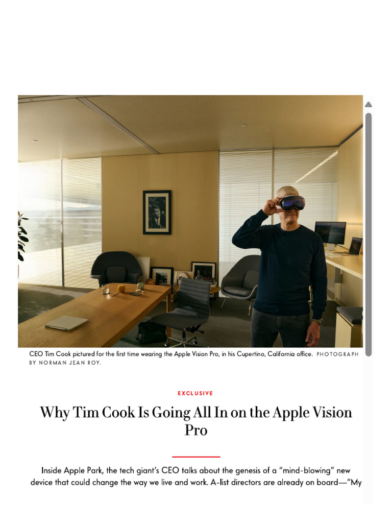 2024-02-01 Why Tim Cook Is Going All in On The Apple Vision Pro ...