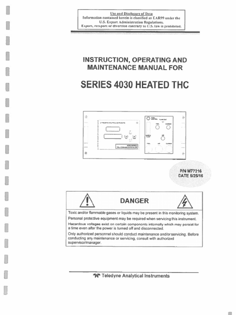 4030 operation manual | PDF
