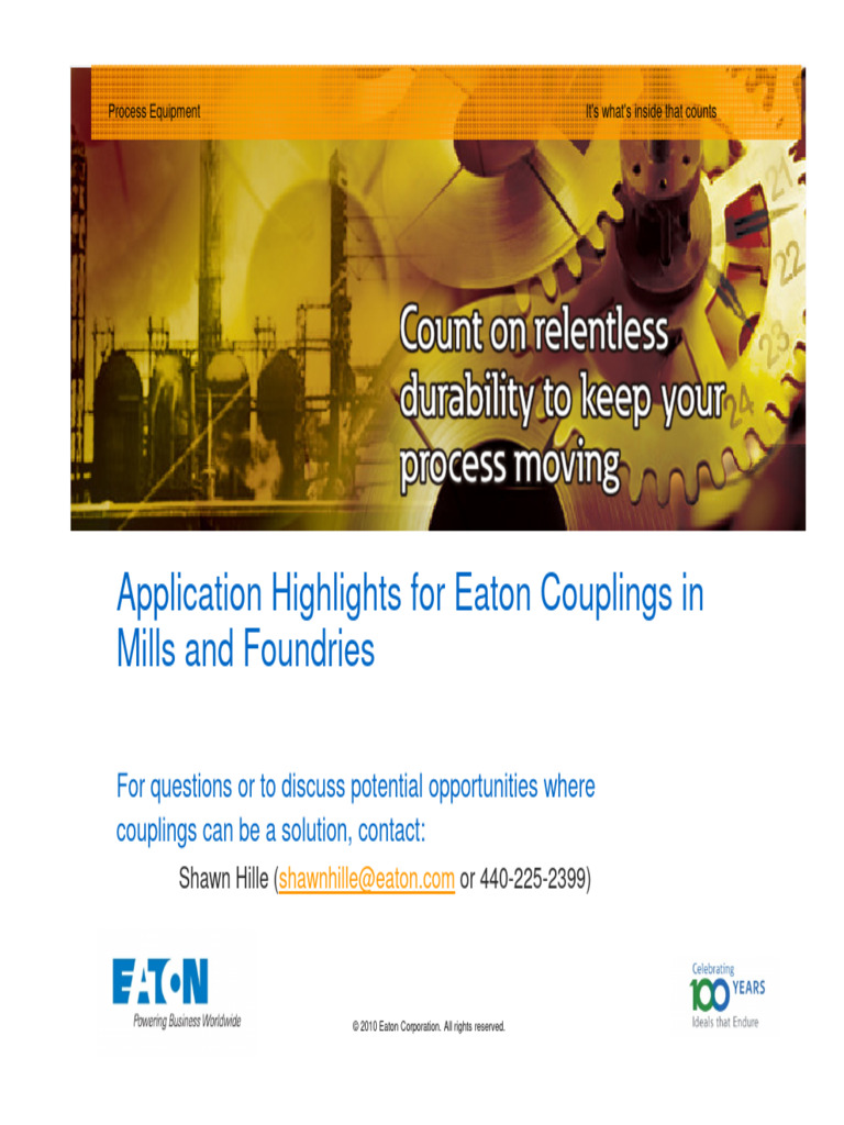 Eaton Couplings - Primary Metals | PDF | Electrical Connector ...