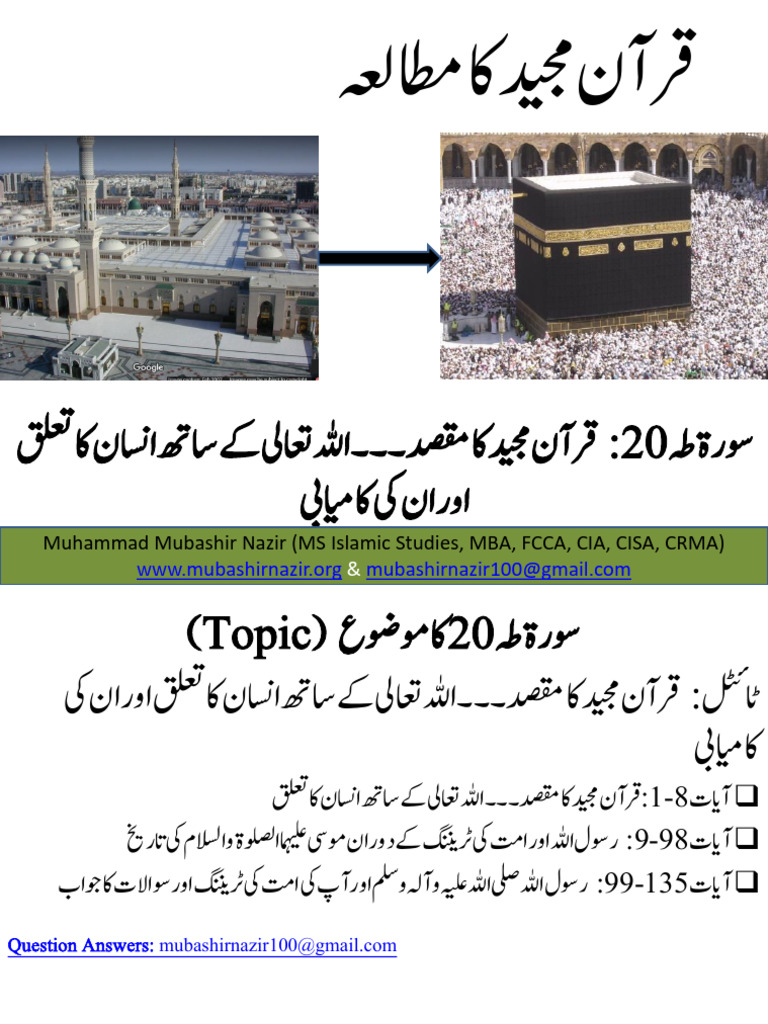 Surah 20 Taha | PDF
