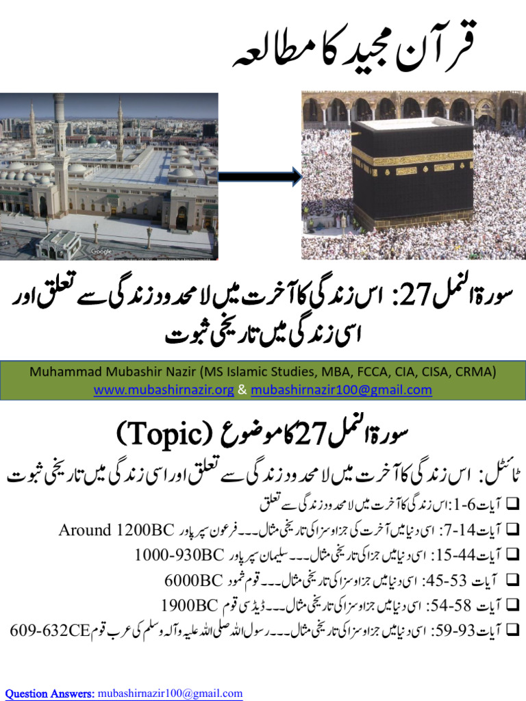 Surah 27 Al Namal | PDF