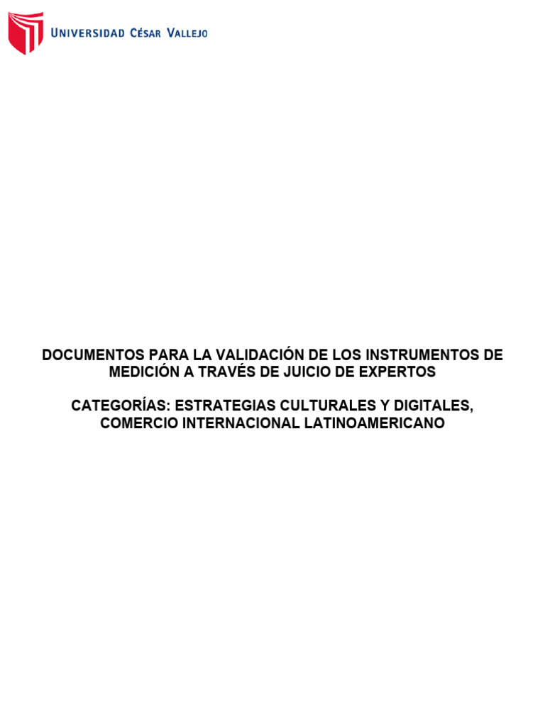 Documento de Validacion | PDF | Mercado (economía) | Economias