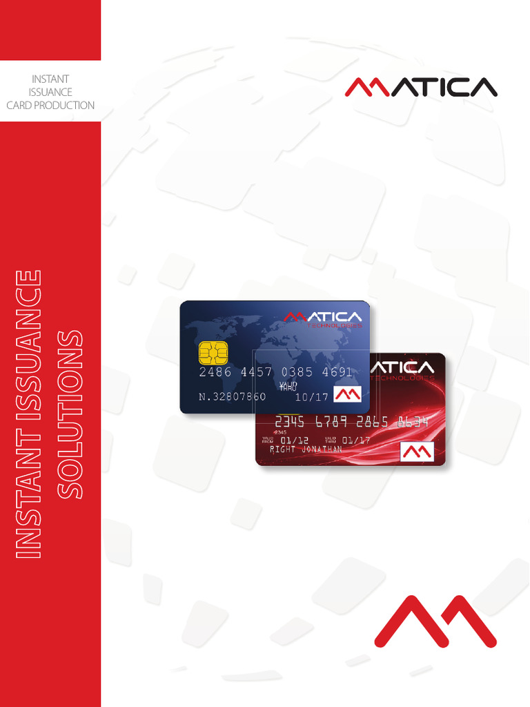2020 09 Instant Issuance Brochure Eng A4 Standard | PDF | Debit Card ...