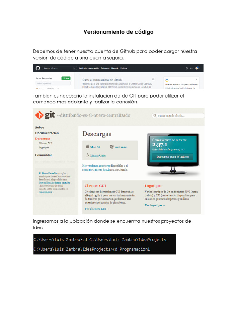 Tarea2 Versionamiento de Codigo | PDF | Informática