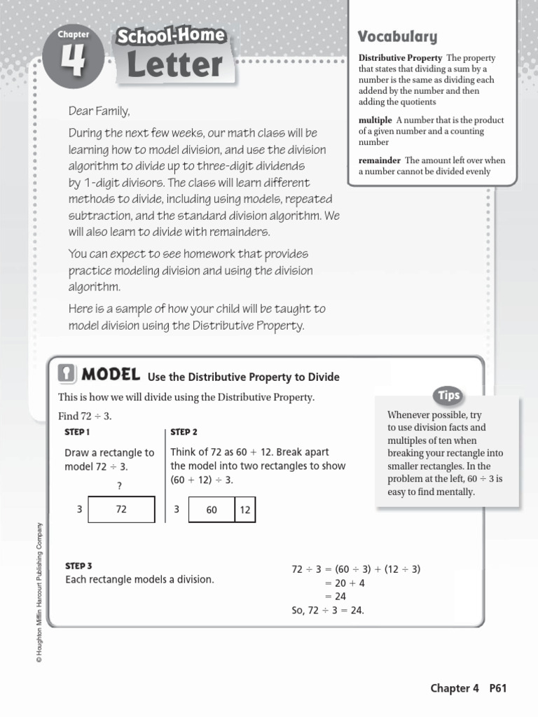 Chapter 4 Divide by 1 Digit Numbers | PDF | Arithmetic | Mathematics