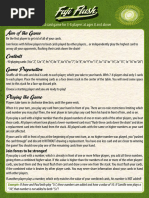 5 Alive Card Game Instruction Guide | PDF | Sports | Board Games