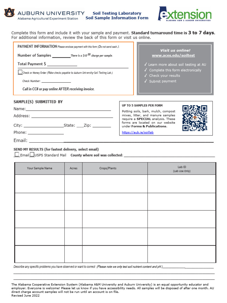 Routine Soil Testing Analysis Form 2023 | PDF | Soil | Fertilizer
