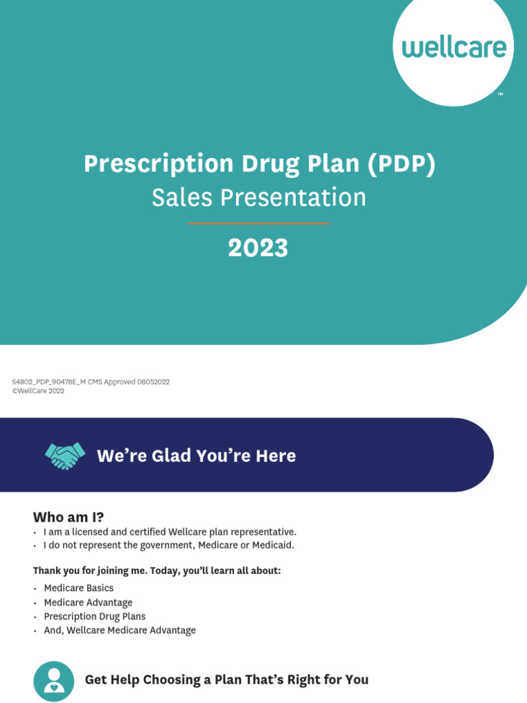 Y0020 PDP 90478E M 2023 PDP Wellcare Sales Presentation ENG | PDF ...
